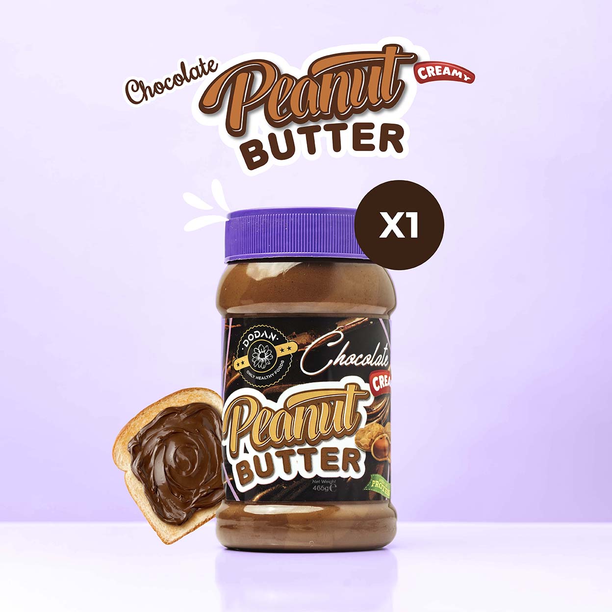 Dodan Chocolate Peanut Butter Creamy | Indulgent Nigerian Spread (465g ...